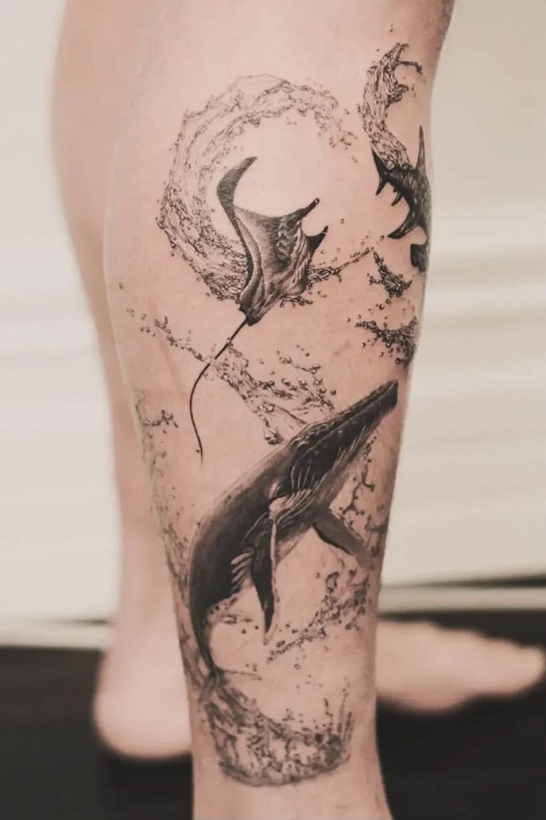 31 Stunning Ocean Theme Tattoos