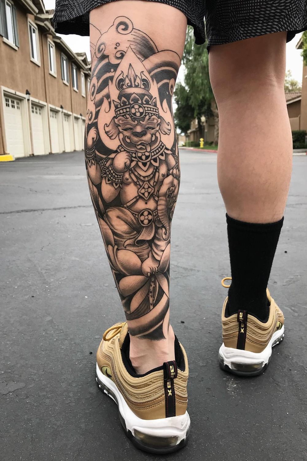 21 Bold Calf Tattoo Men's Ideas For Strength And Style