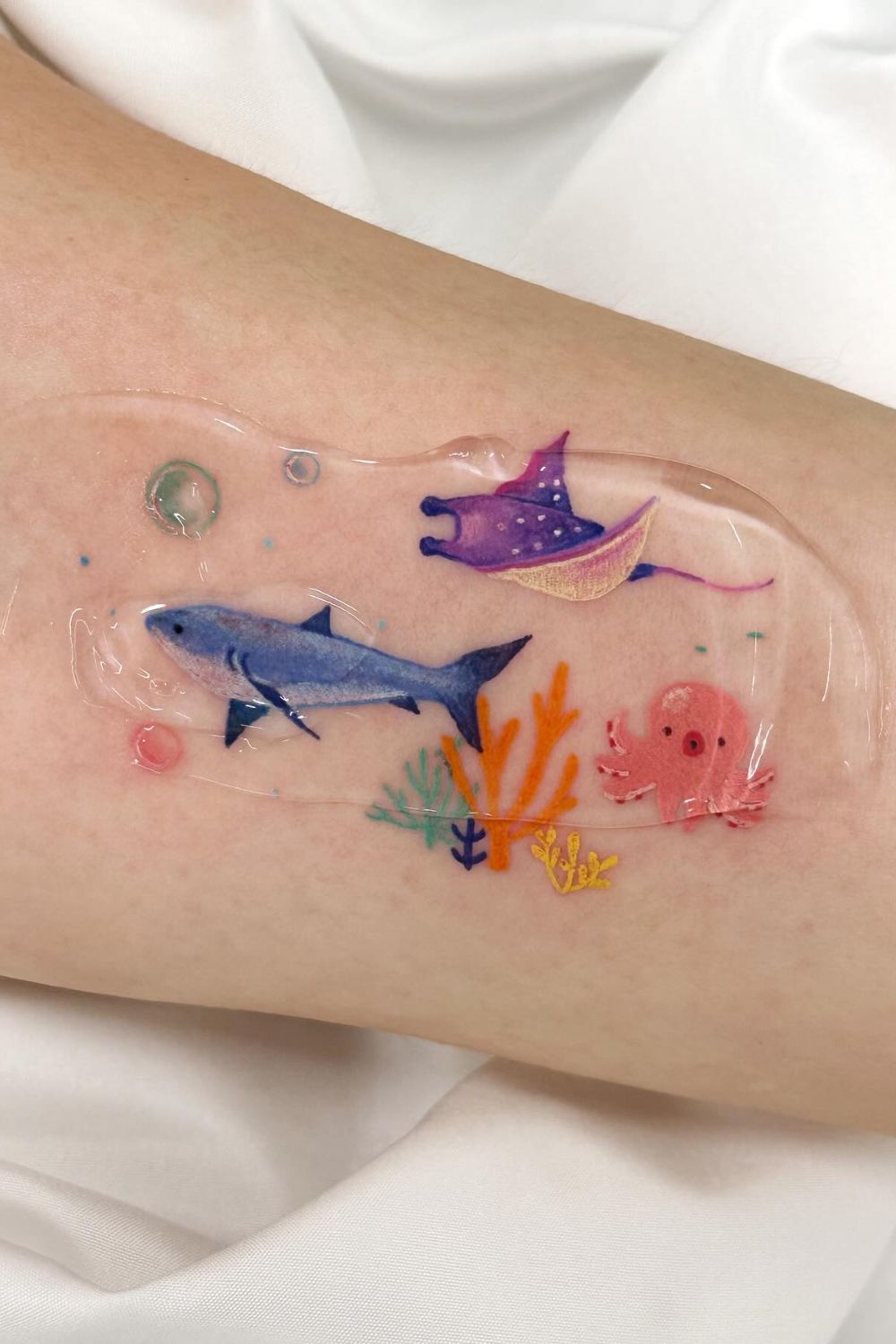 25 Stunning Ocean Animal Tattoos