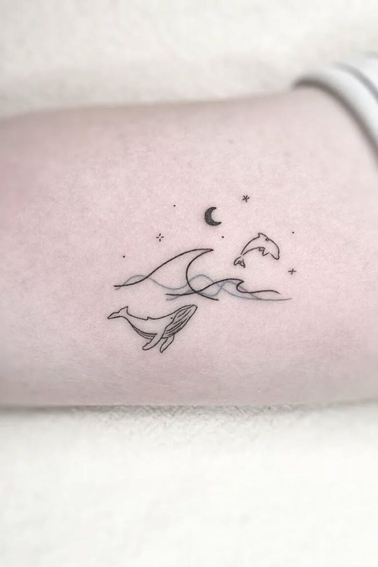 25 Stunning Ocean Animal Tattoos