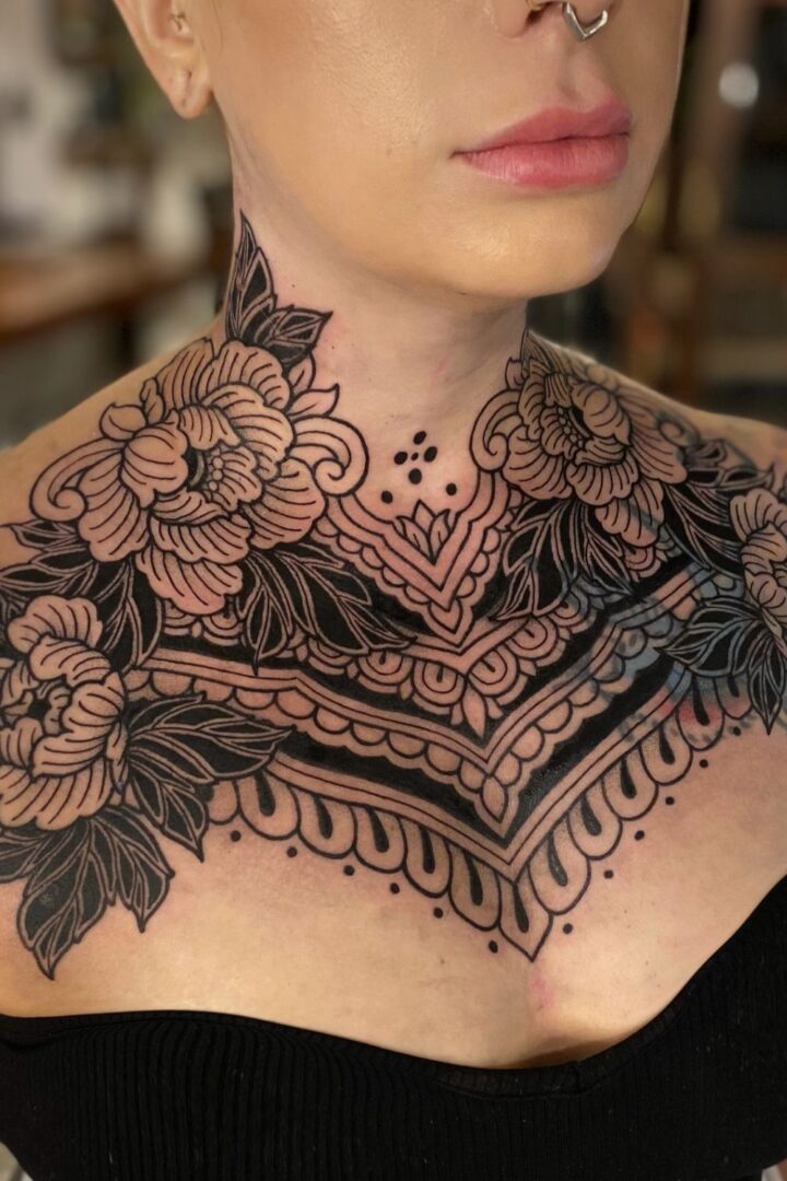 29 Unique Chest Tattoos For Women