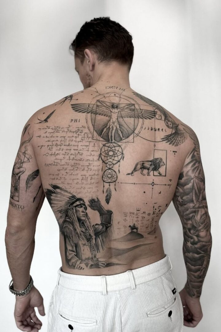 15 Epic Back Tattoos For Guys That Make A Statement