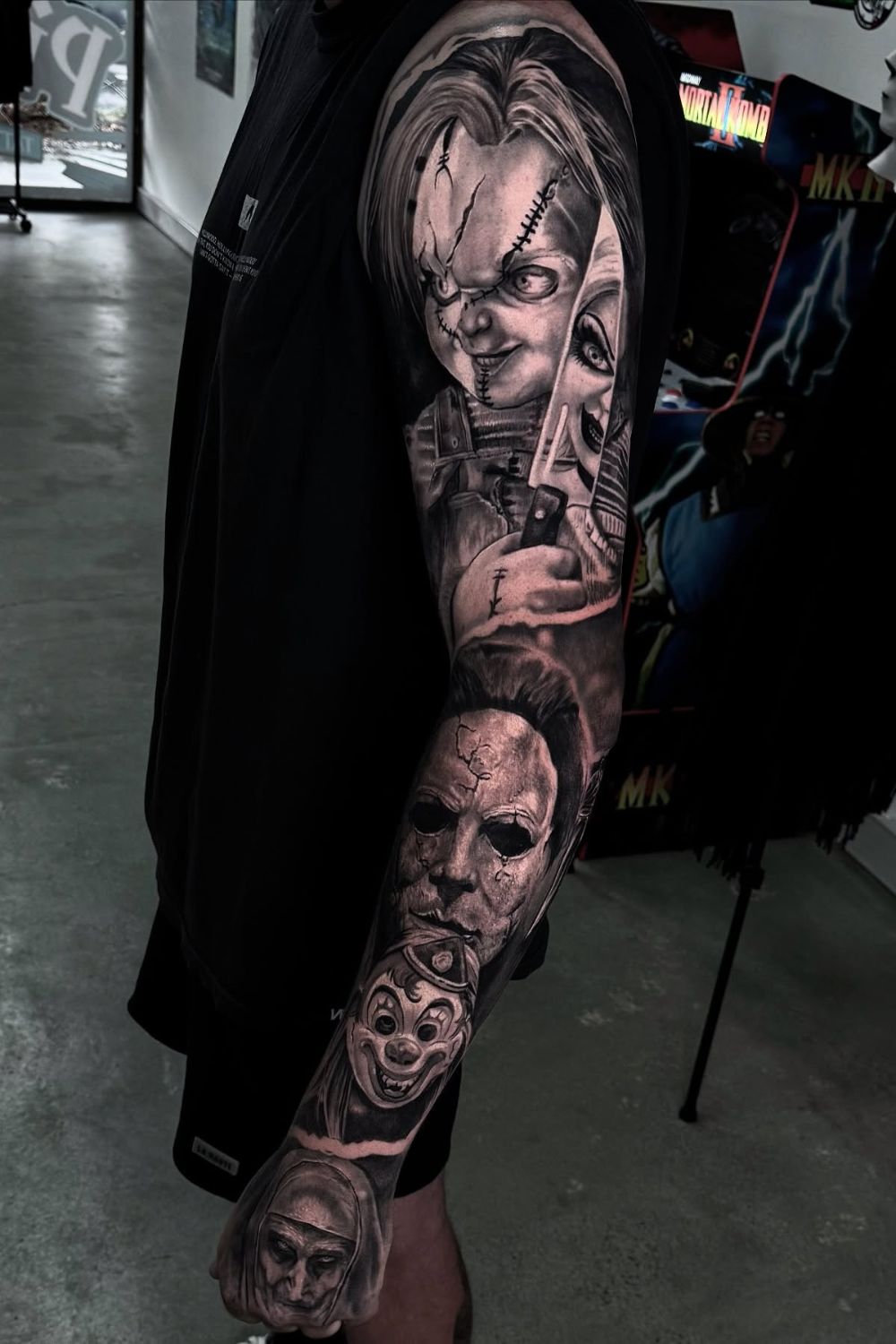 18 Horror Themed Tattoos That Celebrate Your Love For Scary Movies