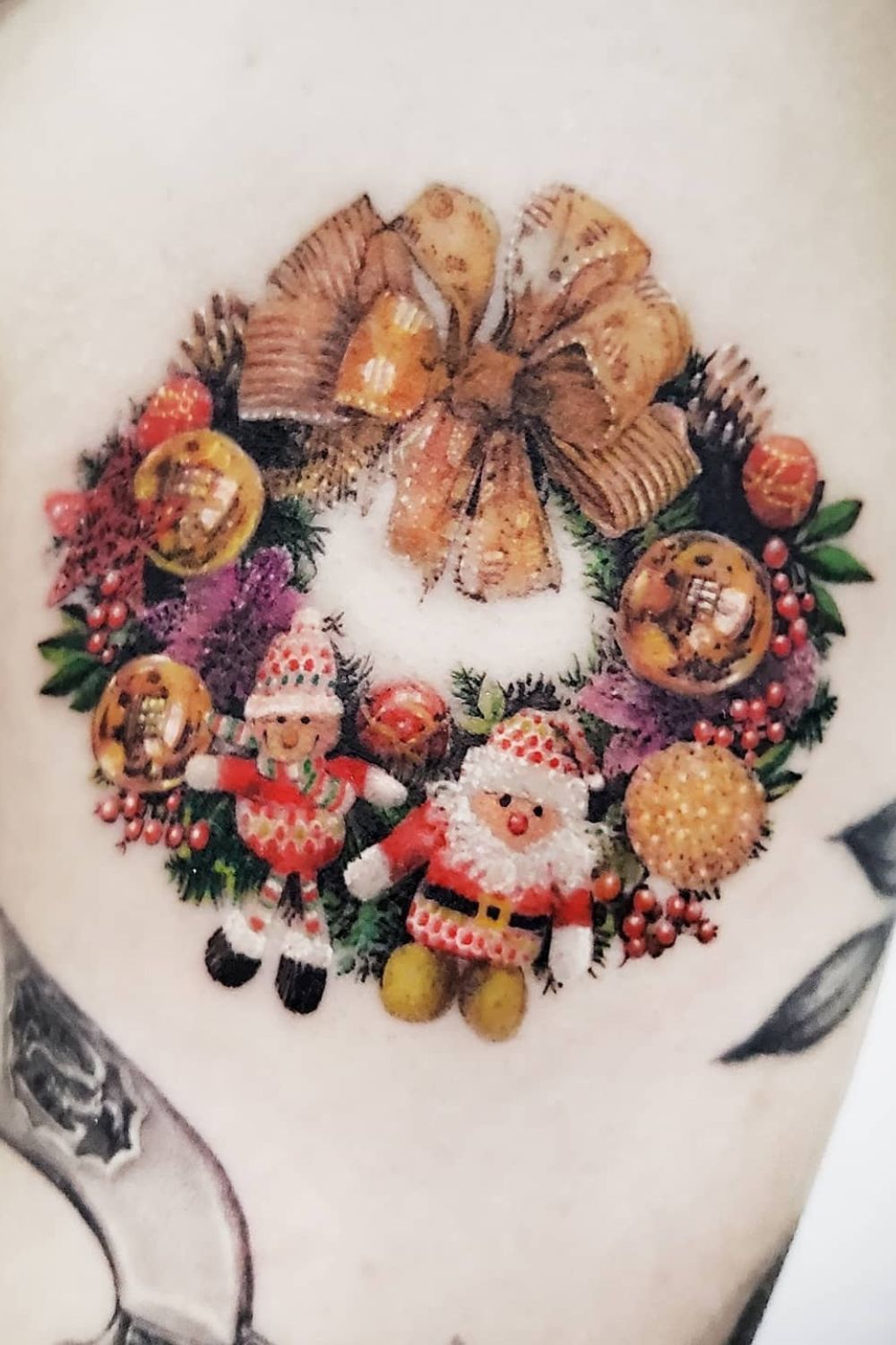 31 Unique Christmas Tattoo Inspiration For Festive Ink