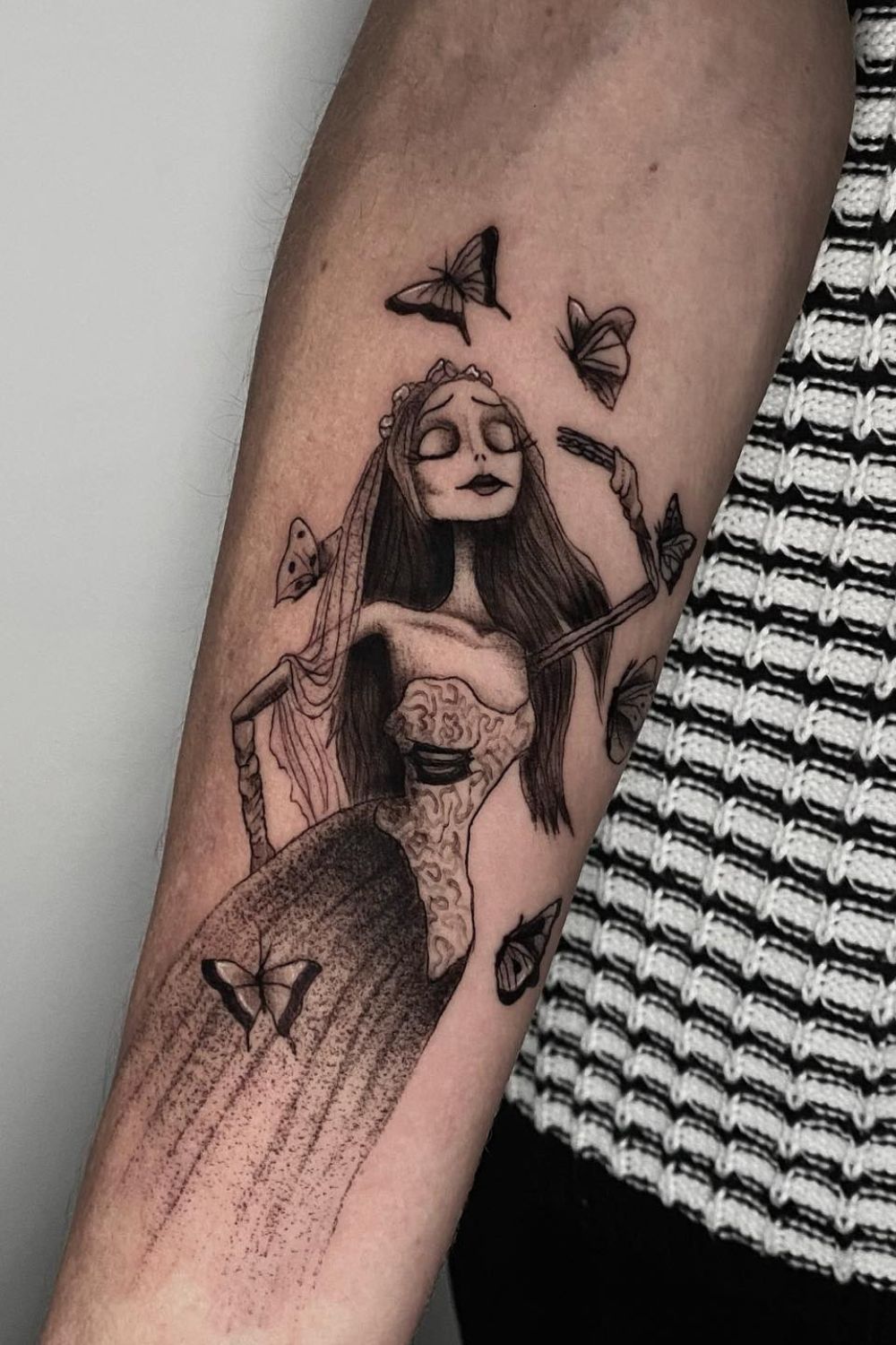 21 Corpse Bride Tattoo Styles And Meanings You’ll Love