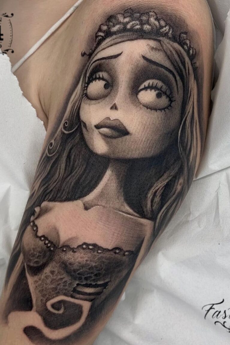 21 Corpse Bride Tattoo Styles And Meanings You’ll Love