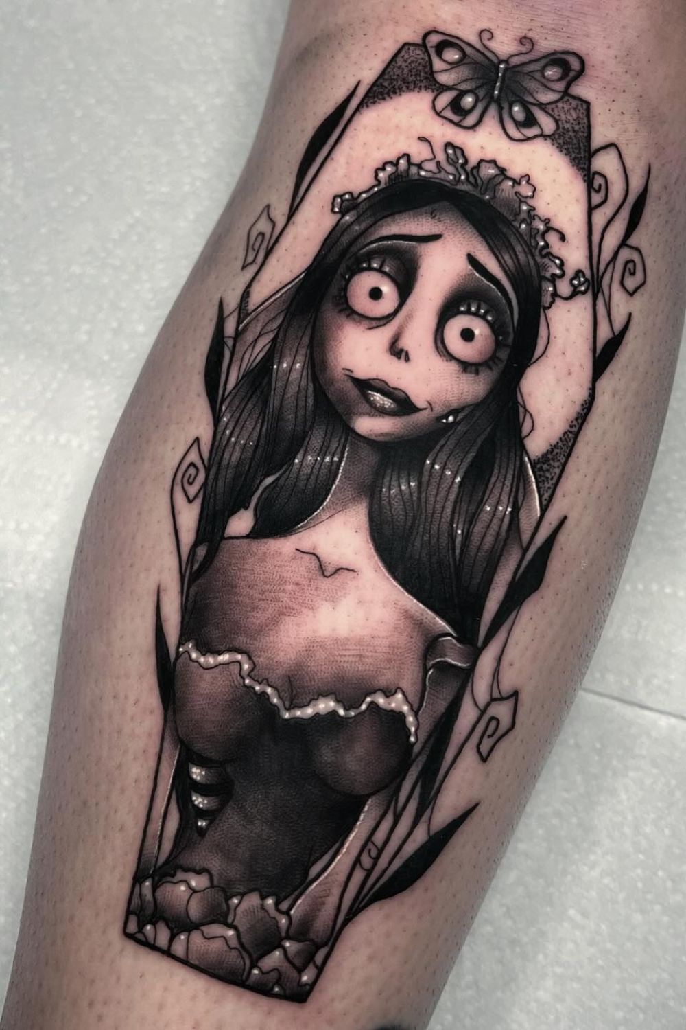 21 Corpse Bride Tattoo Styles And Meanings You’ll Love