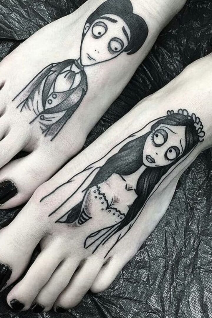 21 Corpse Bride Tattoo Styles And Meanings You’ll Love