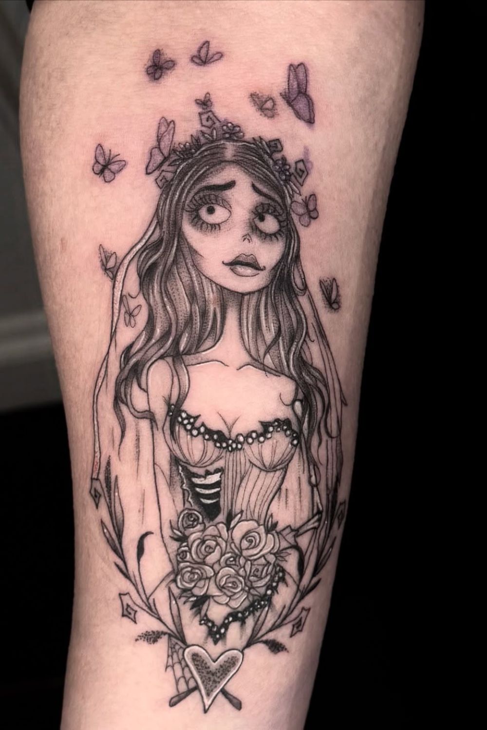 21 Corpse Bride Tattoo Styles And Meanings You’ll Love