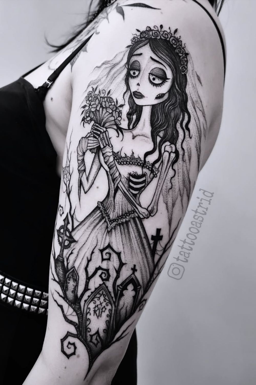 21 Corpse Bride Tattoo Styles And Meanings You’ll Love