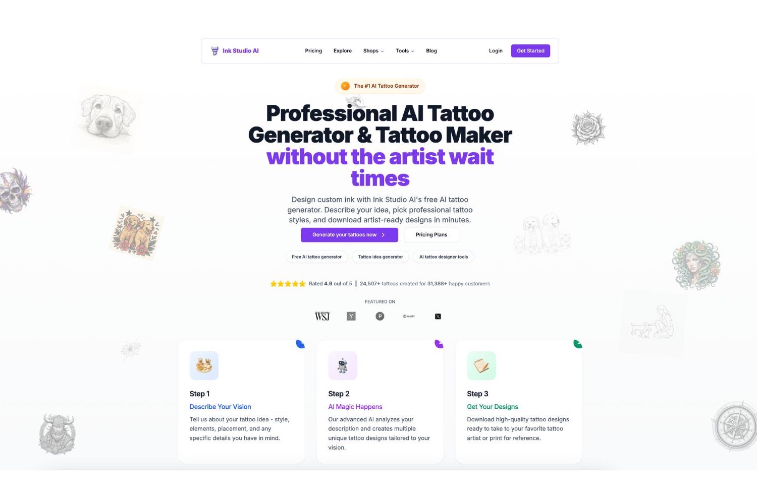 Design Your Own Tattoo Easily With This Powerful AI Tool