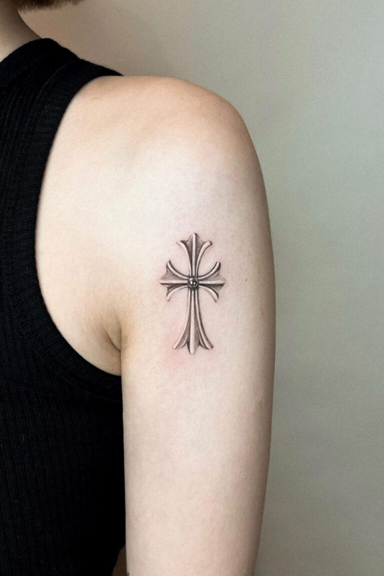 21 Stunning Cross Tattoos For Women You’ll Love