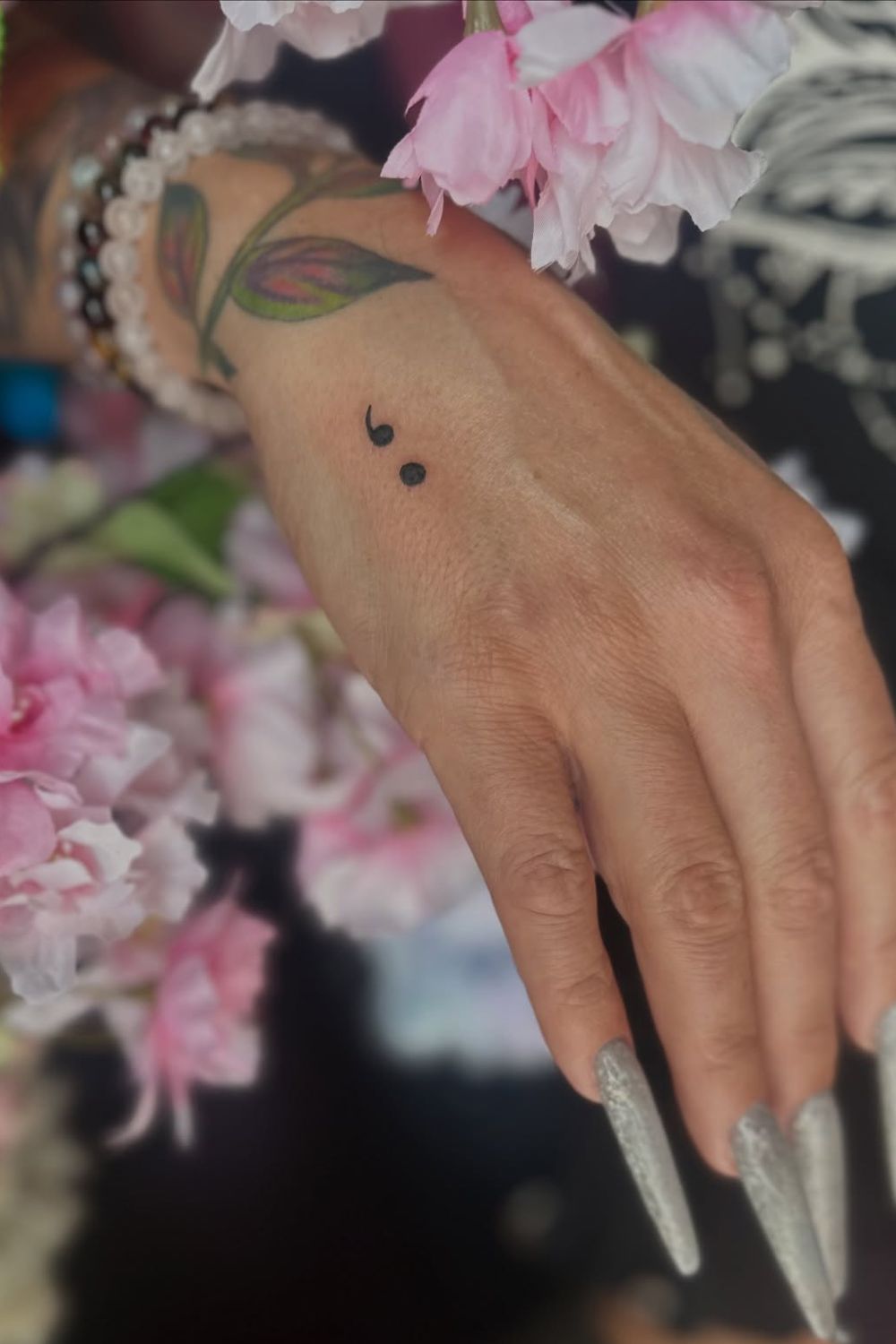 The Powerful Meaning Of A Semi Colon Tattoo