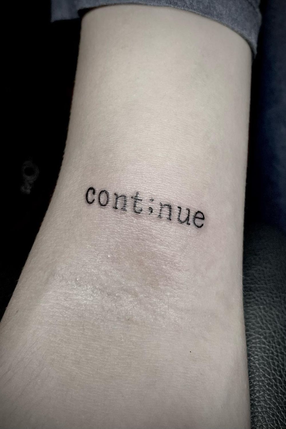 The Powerful Meaning Of A Semi Colon Tattoo