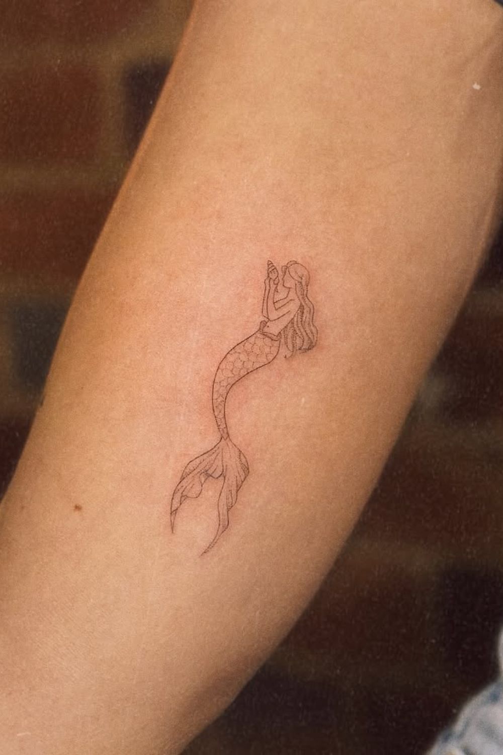 24 Mermaid Tattoo Inspiration For Women Who Love The Sea