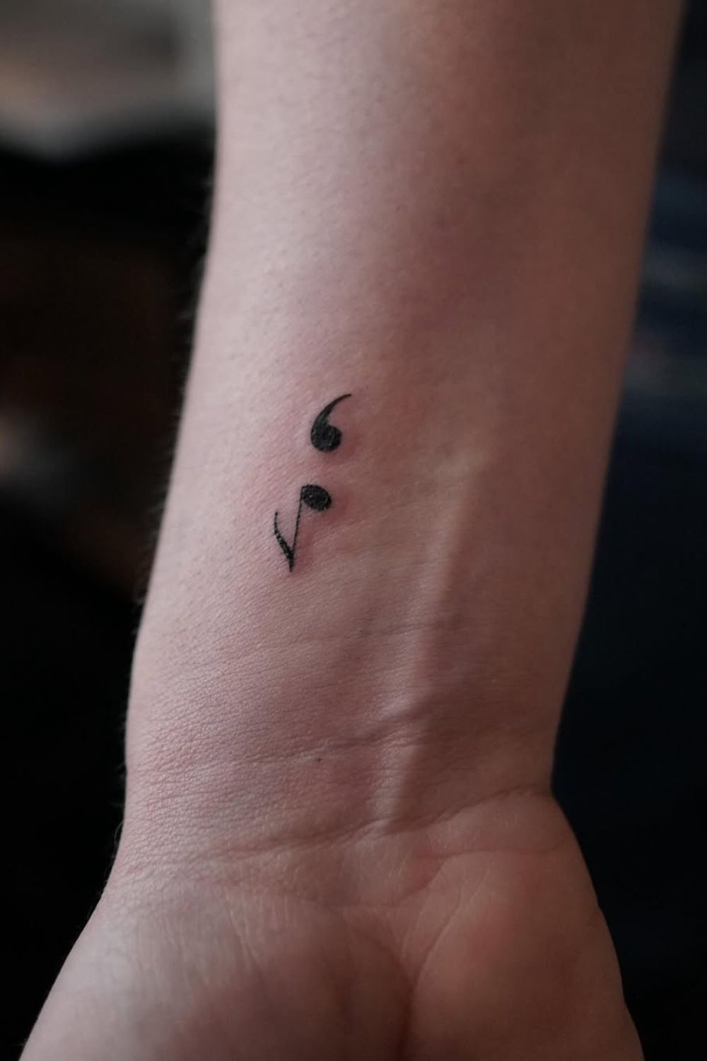 20+ Semi Colon Tattoo Ideas Design That Carry Powerful Meaning